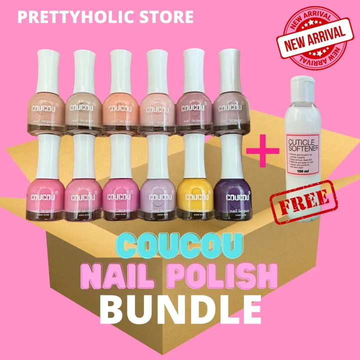 COUCOU Nail Polish Set Bundle of 12 | Lazada PH