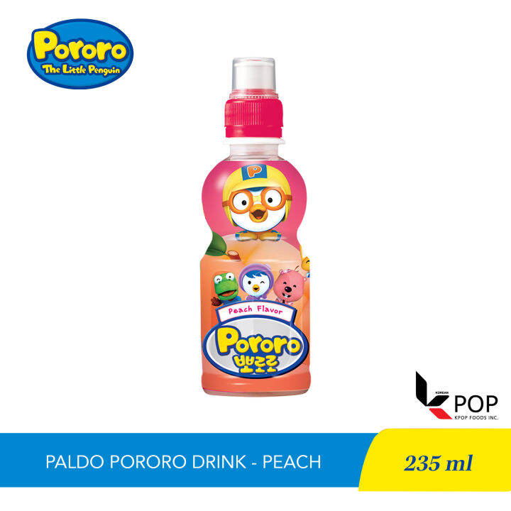 Paldo Pororo Drink- Peach (E) 235Ml/24 | Lazada PH