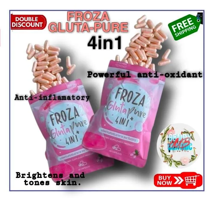 [AUTHENTIC] FROZA GLUTA PURE CAPSULE 4IN1 60 CAPSULE | Lazada PH