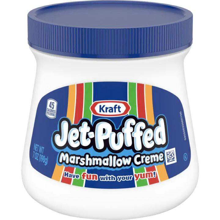 Kraft Jet-Puffed Fluff Marshmallow Creme Spreads (USA Imported) คราฟ์ ...