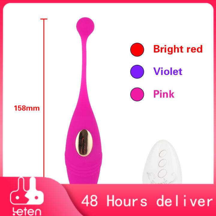 Leten Electric Shock Vibrating Egg Vibrator Womens Wireless G Spot