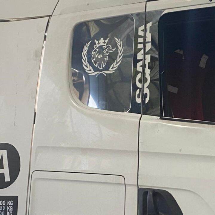 SCANIA Door Pillar Scania Krome Pintu Dengan Tulisan Scania Sesuai ...