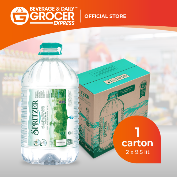 Spritzer Mineral Water ( 2 x 9.5 Lit ) 1 Carton | Lazada