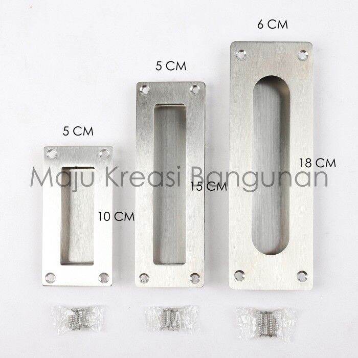 TARIKAN TANAM STAINLESS HANDLE PINTU SLIDING PEGANGAN LEMARI DORONG ...