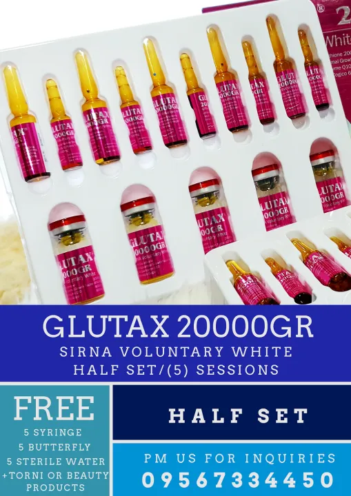 HALF PUSH: GLUTAX 20000GR siRNA half set ( 5 SESSIONS) complete with ...