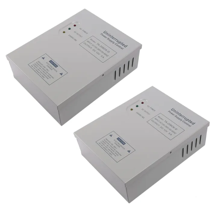 2X 208CK-D AC 110-240V DC 12V/5A Door Access Control System Switching ...