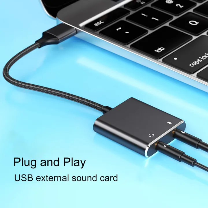 Sound Card Driver Free Plug And Play 3/4 Pole Noise Reduction Stable ...