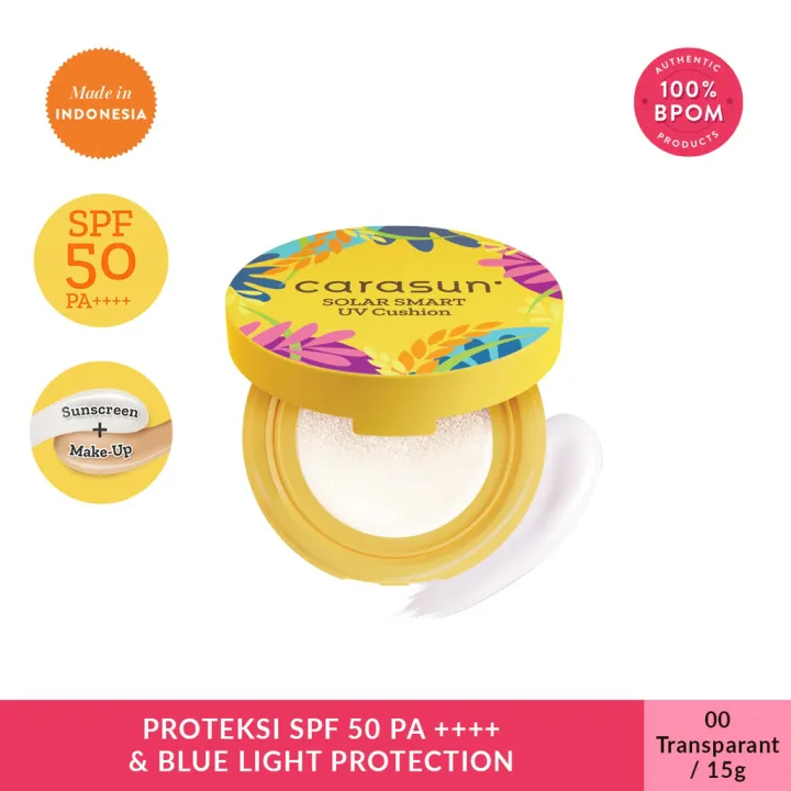 Carasun Solar Smart UV Cushion Sunscreen Spf 50 PA ++++ | Lazada Indonesia