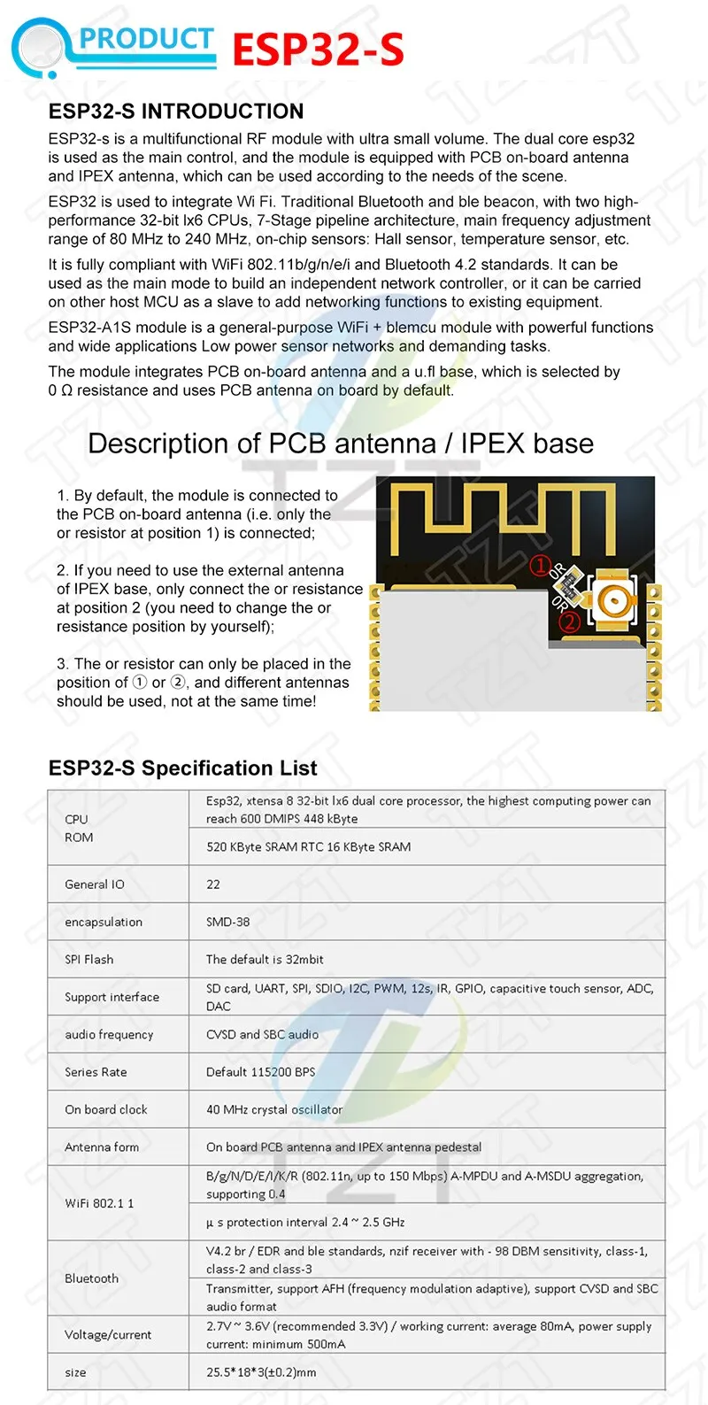 ตัวรับส่งสัญญาณโมดูลไร้สาย ESP8266 2.4กรัมสำหรับ Arduino ESP-32 ESP-12F ...