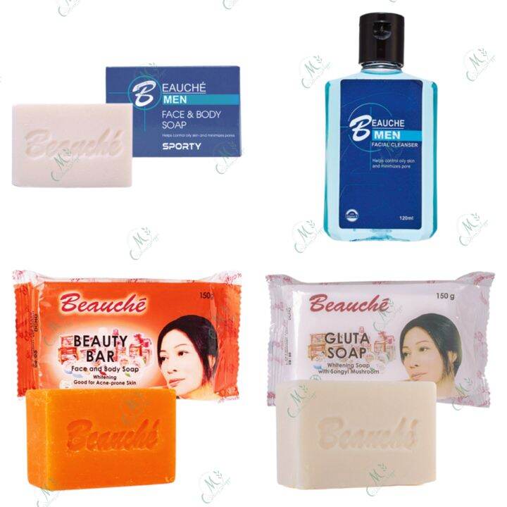 Beauche Beauty Soap 150g - Kojic Papaya, Glutathione, Mens Soap, Mens ...