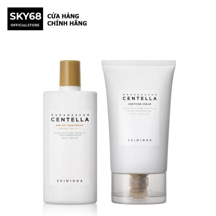 Combo 2 Sản Phẩm Giảm Mụn Làm Dịu Da Chiết Xuất Rau Má Skin1004 ...