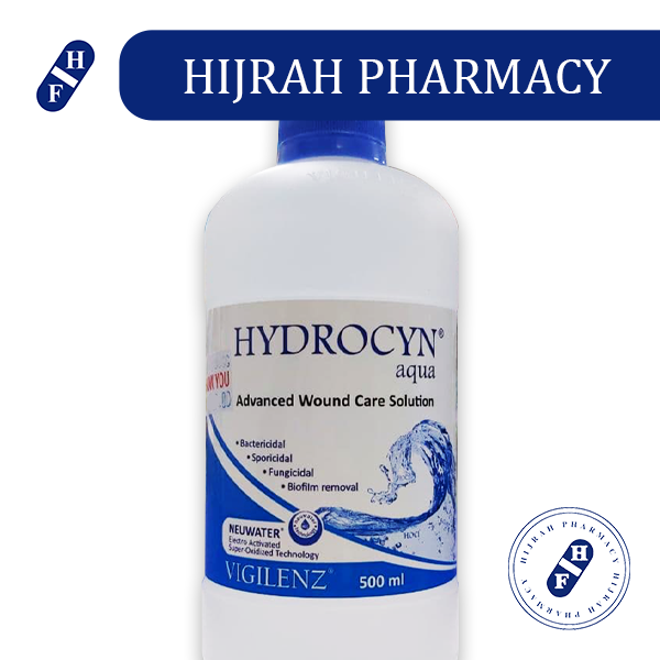Hydrocyn Aqua Wound Wash Irrigation Solution (500ml) | Lazada
