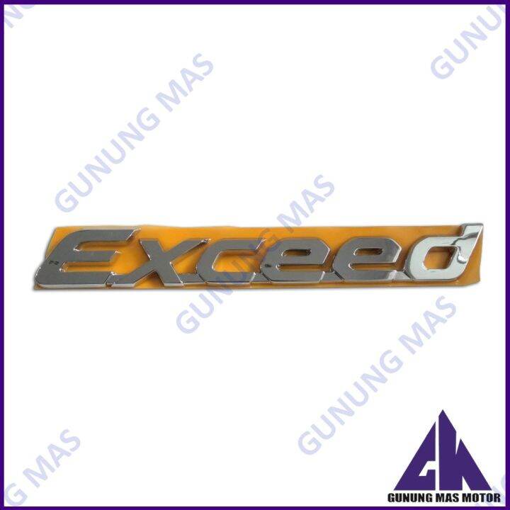 Emblem Logo Exceed Untuk Mitsubishi Expander Tulisan Huruf Tempel ...