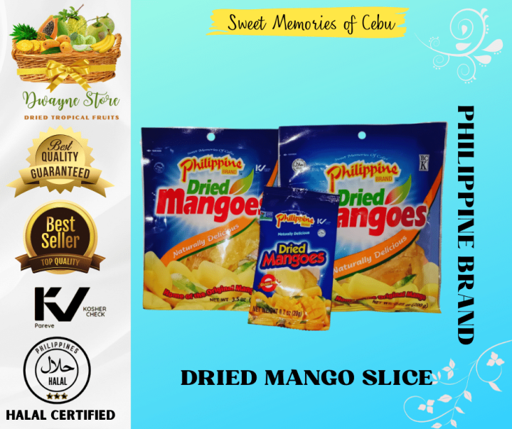 Dried Mango Slice, 100g, 20g, 200g, Philippine Brand | Lazada PH