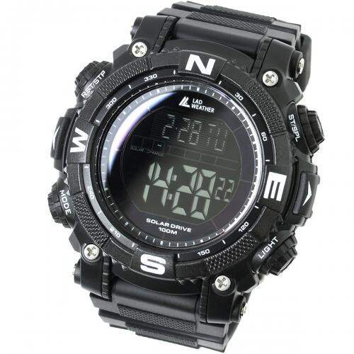 LAD WEATHER Solar Watch Men's Watch Digital Watch Military 100m Water ...