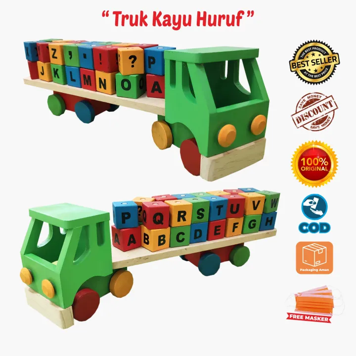 Mainan Kayu Edukasi Anak Alat Peraga Edukasi Untuk Anak Tk Paud Alat ...