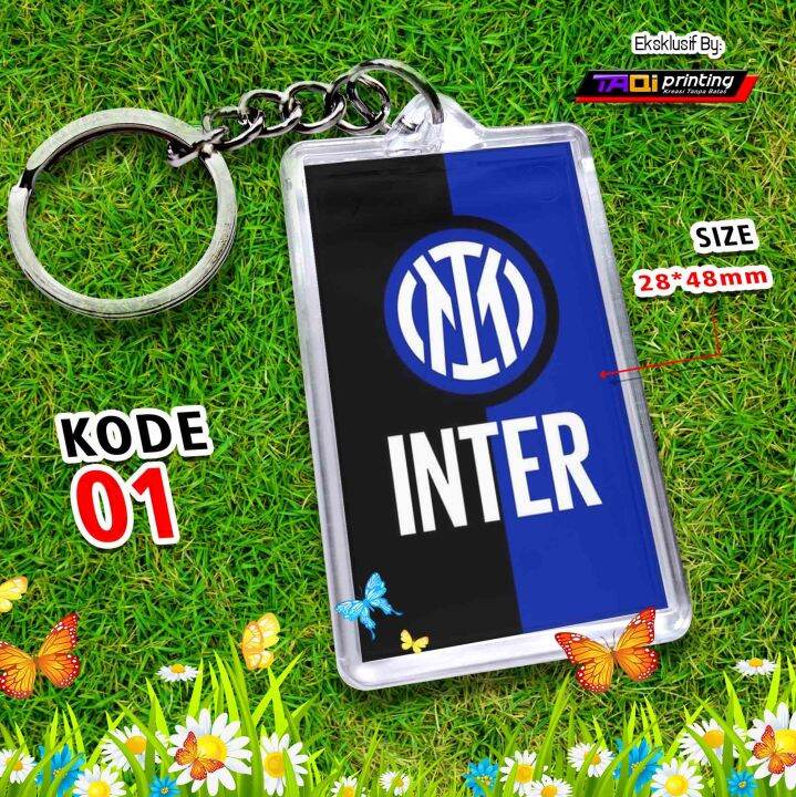 INTER MILAN / KEYCHAIN AC MILAN / GANCI INTER MILAN / GANTUNGAN KUNCI ...