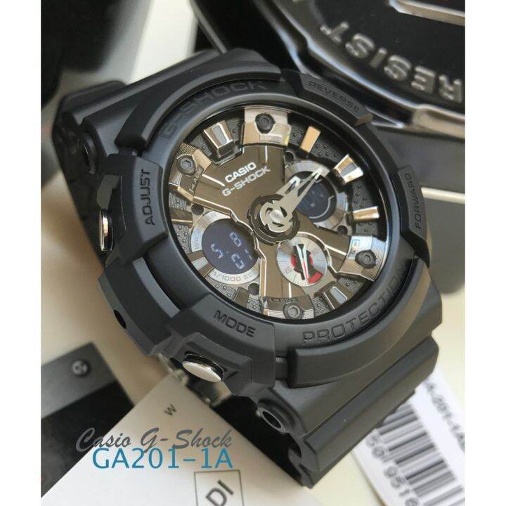 Original G-Shock GA201-1A Anadigi Black Resin Watch for Men GA200SNP | Lazada PH