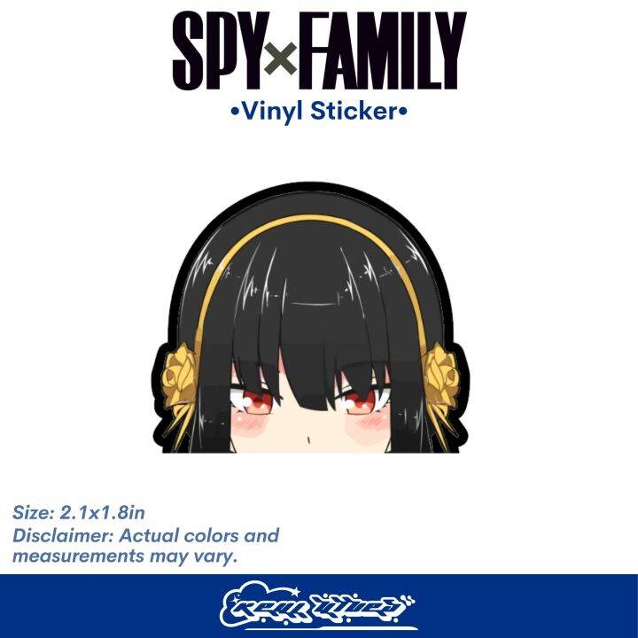 Yor Spy x Family Sticker Anime Vinyl Peeker Stickers Waterproof | Lazada PH