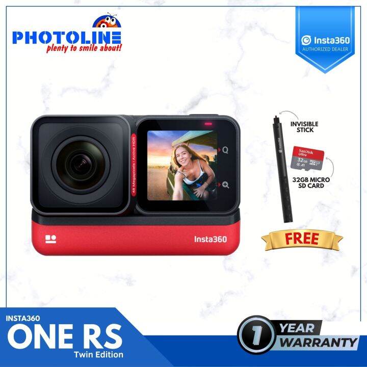 Insta360 ONE RS Twin Edition Camera with Free 32gb Micro SD Card ...