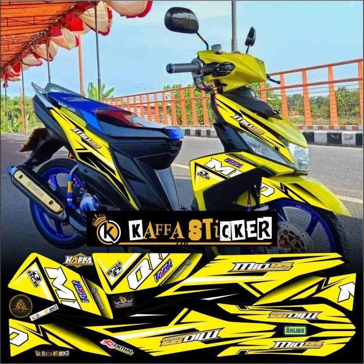 Stiker Striping Lis MIO M3 / Mio Z / Mio 125 Tahun 2014 2015 2016 2017 ...