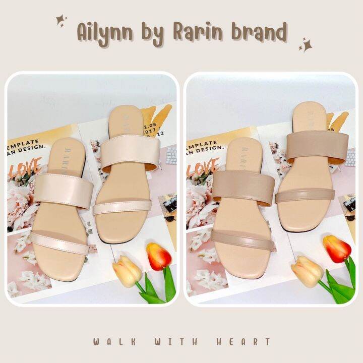 Ailynn รองเท้าแตะพื้นนุ่ม งานพรีเมี่ยม ใส่สบาย **ไซส์ปกติ** | Lazada.co.th