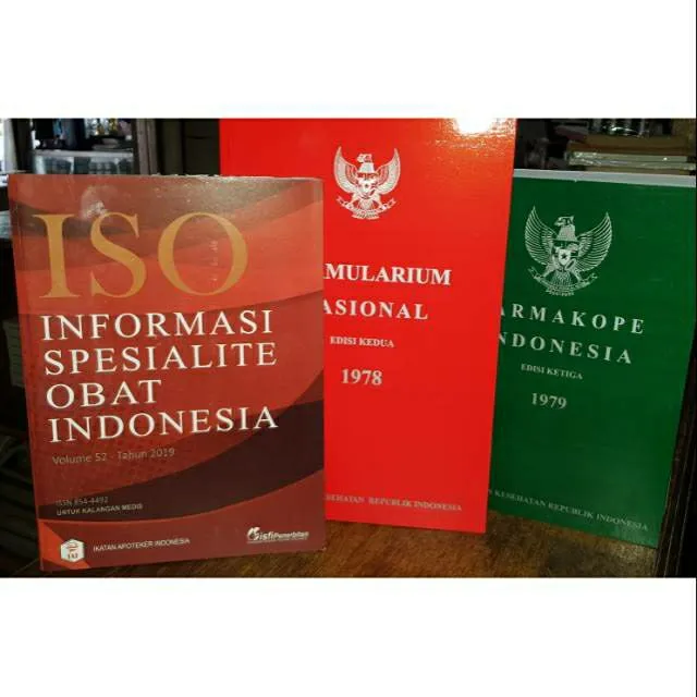BUKU PAKET FARMASI FARMAKOPE EDISI 3 + FORMULARIUM NASIONAL +ISO | Lazada Indonesia