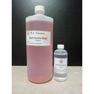 Fiberglass DIY 1 Liter Semi Flex (Premixed) Resin Kits | Lazada PH