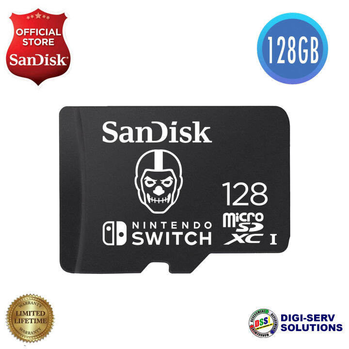 SanDisk Fortnite Edition 128GB UHS-I Micro SDXC Memory Card for ...