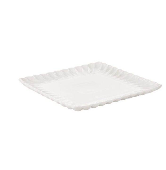 SSF PREMIUM Square Serving Plate Pinggan Petak Putih Pinggan Hidang ...