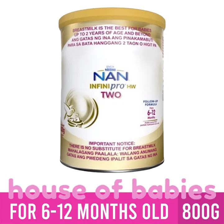 NAN InfiniPro HW Two 800g 6-12 Months Old Milk Supplement | Lazada PH