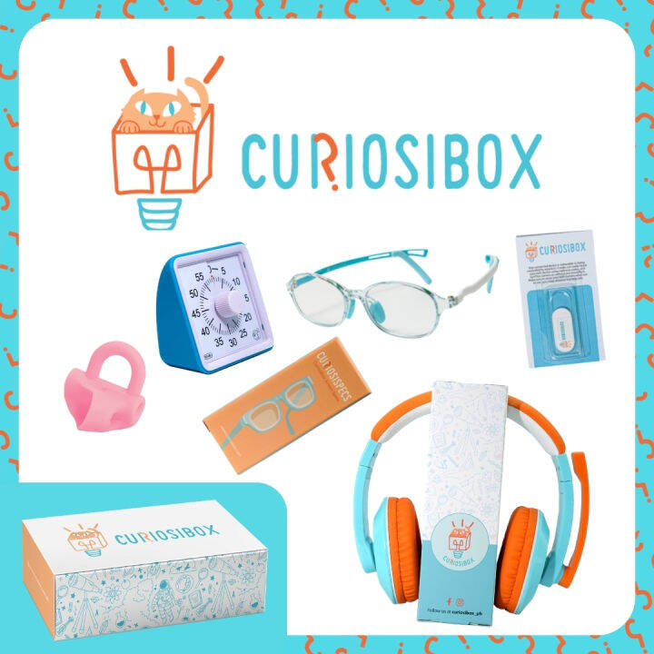 CURIOSIBOX ONLINE LEARNING KIT (Comes with Kid Safe Headphone, Webcam ...