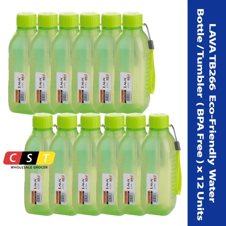 LAVA TB266 BPA Free Eco-Friendly Water Bottle / Tumbler 550ml x 12 Units | Lazada