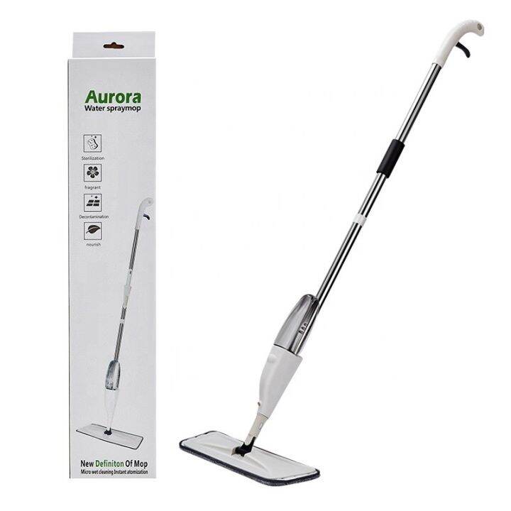 Aurora Water Spray Mop ม็อบถูพื้นแบบสเปรย์เป็นเครื่องมือทำความสะอาดทั้ง ...