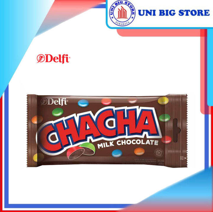 Delfi Cha Cha Milk Chocolate 40 gr Cokelat Susu Coklat Chacha | Lazada ...