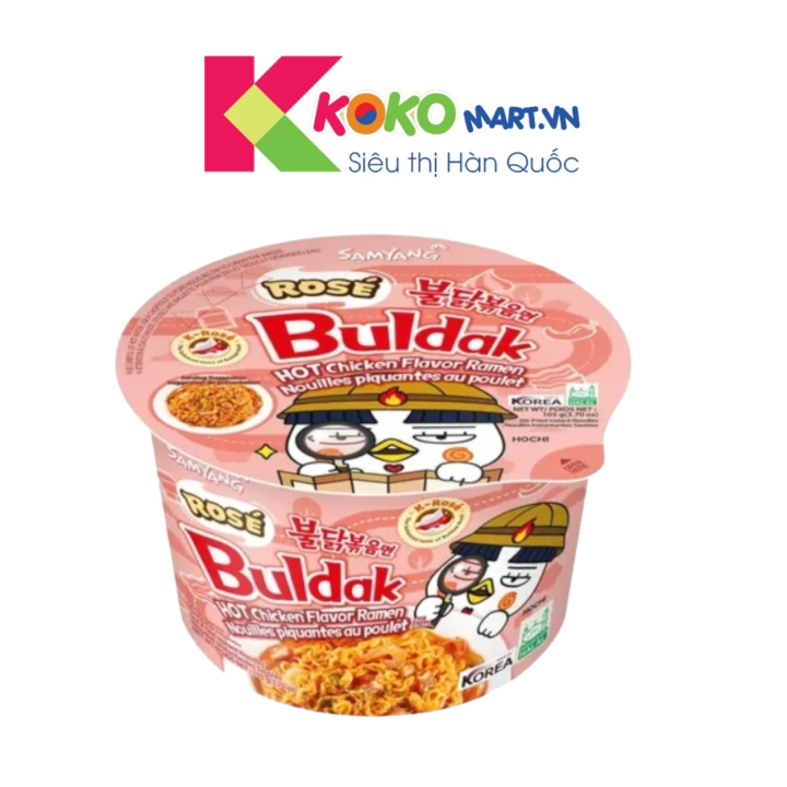 Mì khô gà cay hoa hồng Samyang phiên bản Rosé Black Pink Hàn Quốc Tô 105g | Lazada.vn