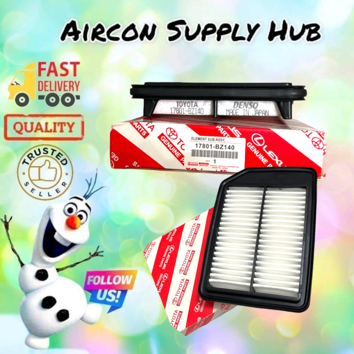Air Filter Toyota Wigo 2017-Up 17801-BZ140 olaf | Lazada PH