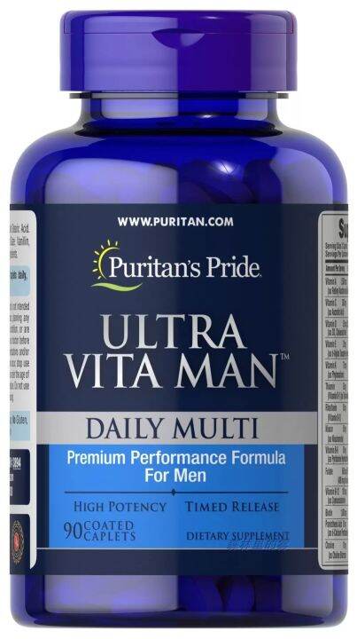[Puritan 'S Pride] Men Multivitamins Minerals Zyban Component Complete ...
