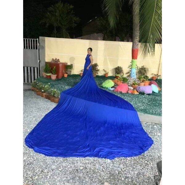 royal blue infinity dress long trail | Lazada PH