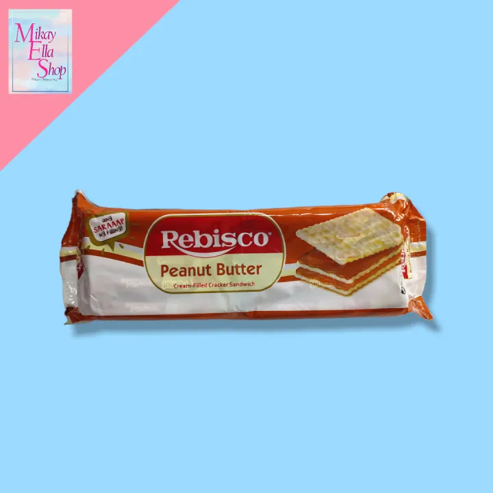 Rebisco Cracker Sandwich Peanut Butter Flavor (33gx10pcs) | Lazada PH