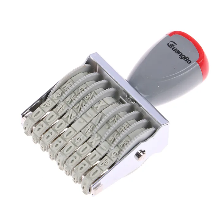 6-digit 8-digit roller number printing digital seal number stamp rotary ...