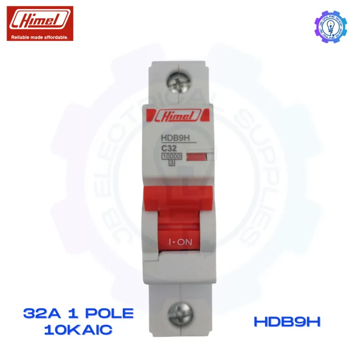 Himel MCB Miniature Circuit Breaker 32a 1 Pole HDB9H | Lazada PH