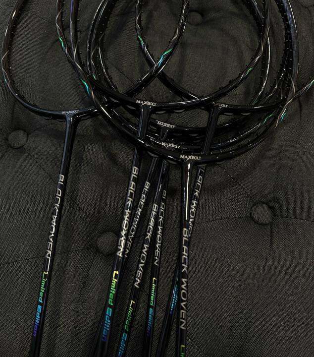 Maxbolt Black Woven Limited Edition (4U/G5)With String&Grip (Up String ...