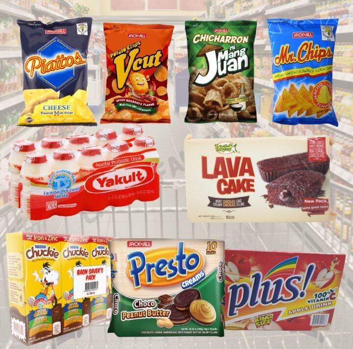 #016 Kids Snack Package Yakult Juice Chocolait Biscuit Piatos Vcut Mang ...