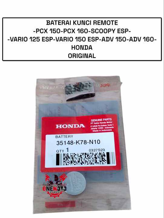 BATERAI KUNCI REMOTE PCX 150 160 SCOOPY VARIO 125 150 ESP ADV 150 160 ...
