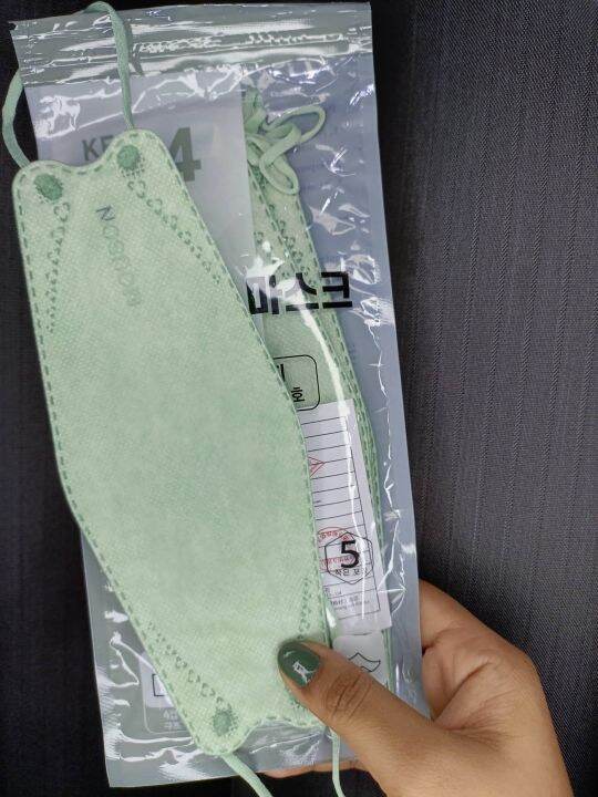 5PCS KF94 FACE MASK SAME COLOR EARLOOP KF94 DISPOSABLE MOUSON BRAND ...