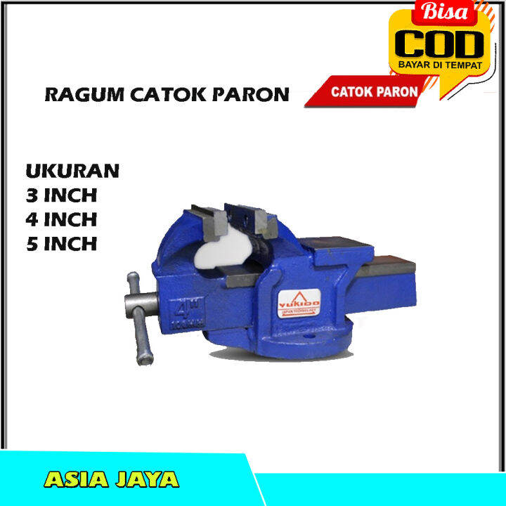Catok Paron 3/4/5 INCH Ragum Jepit Besi 100mm Ragum Jepit Besi ...