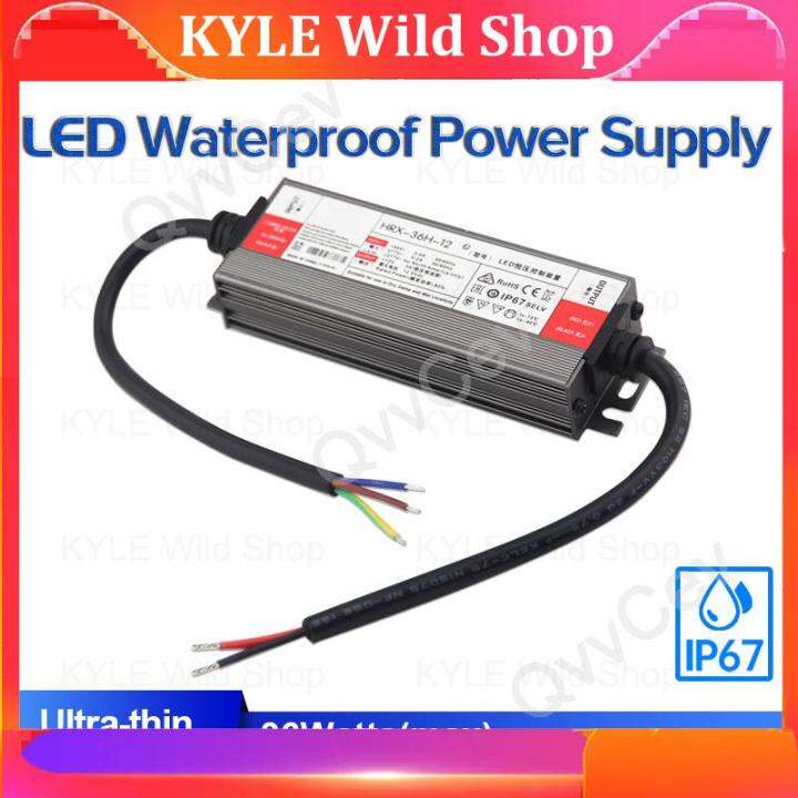 KYLE Wild Shop 36w LED Driver DC12V DC24V IP67 Waterproof Lighting ...