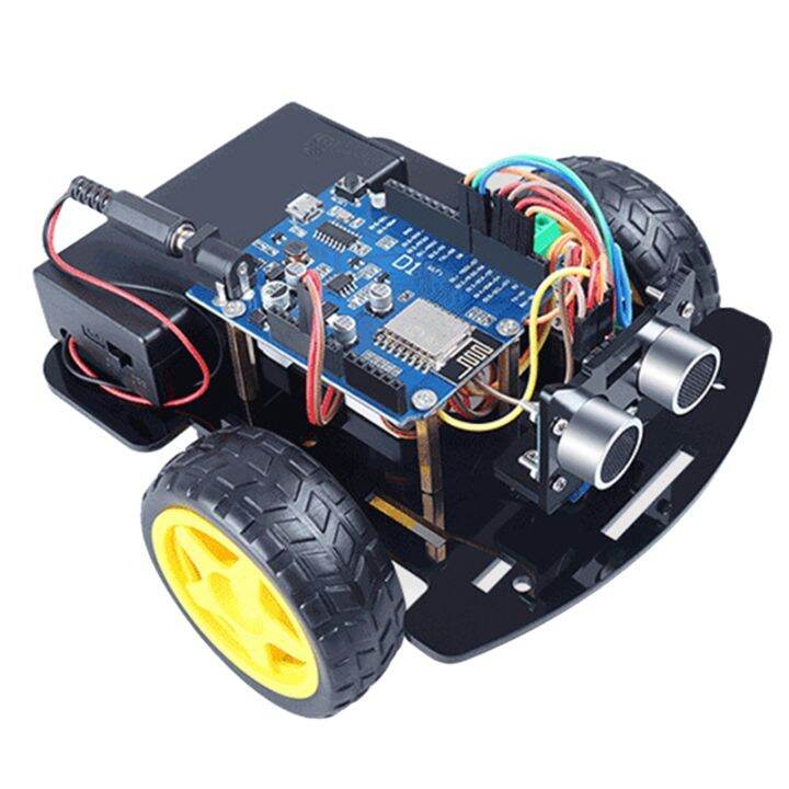 Smart Wifi Robot Car Kit For Esp8266 Esp 12e D1 Wifi Board For Arduino Control By Mobile Module 1378