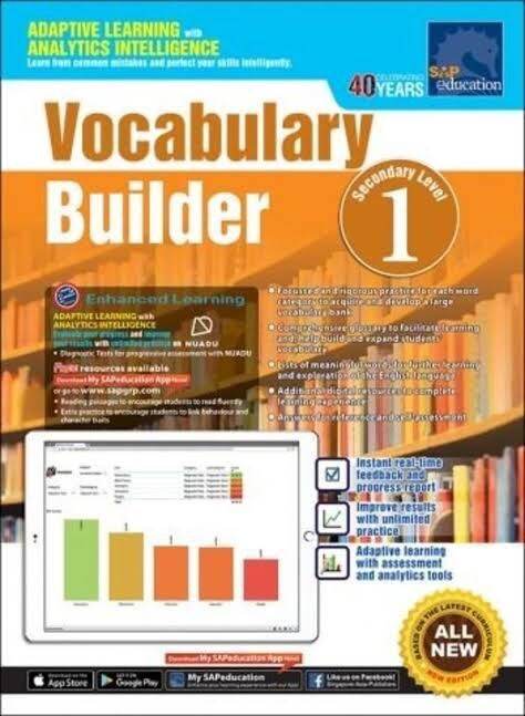 Vocabulary Builder Secondary Level 1 is an essential resource for ...